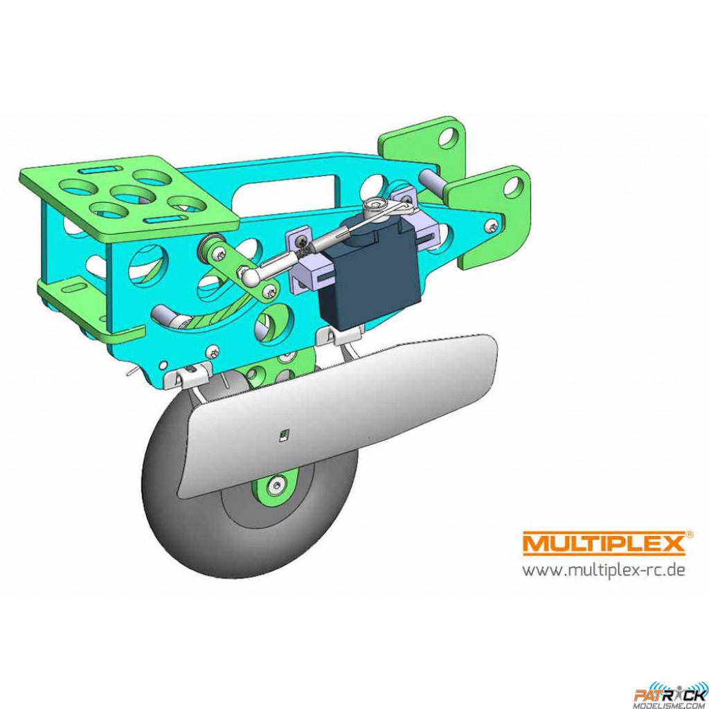 Train rentrant en pour Multiplex Lentus (kit avec roue Ø70mm)