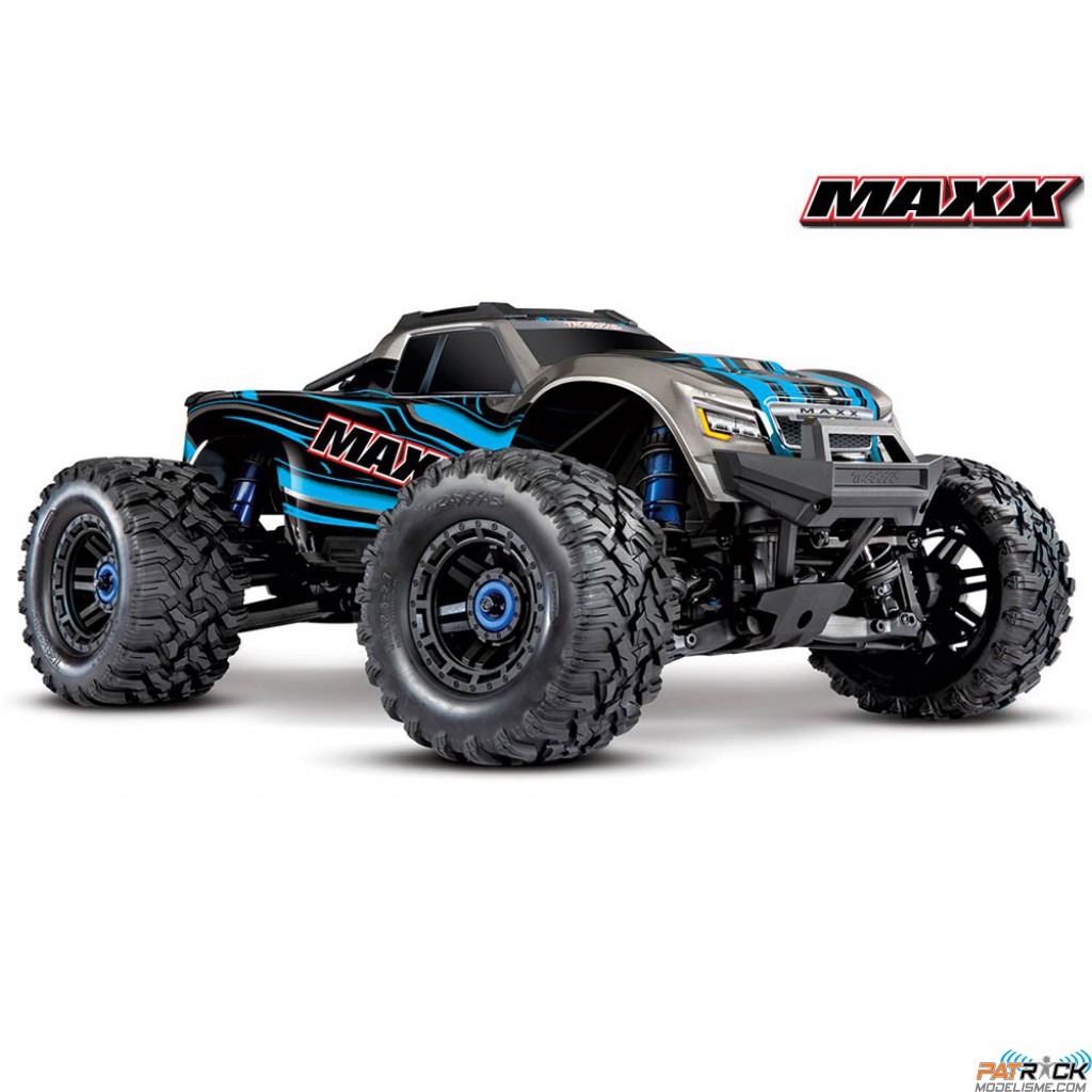 Traxxas MAXX 4X4 Brushless TSM Bleu