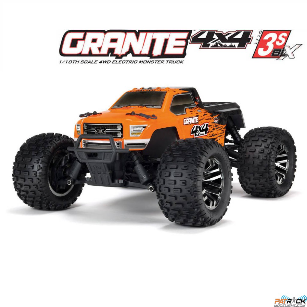 Arrma GRANITE 3S BLX 4WD Orange-Noir RTR