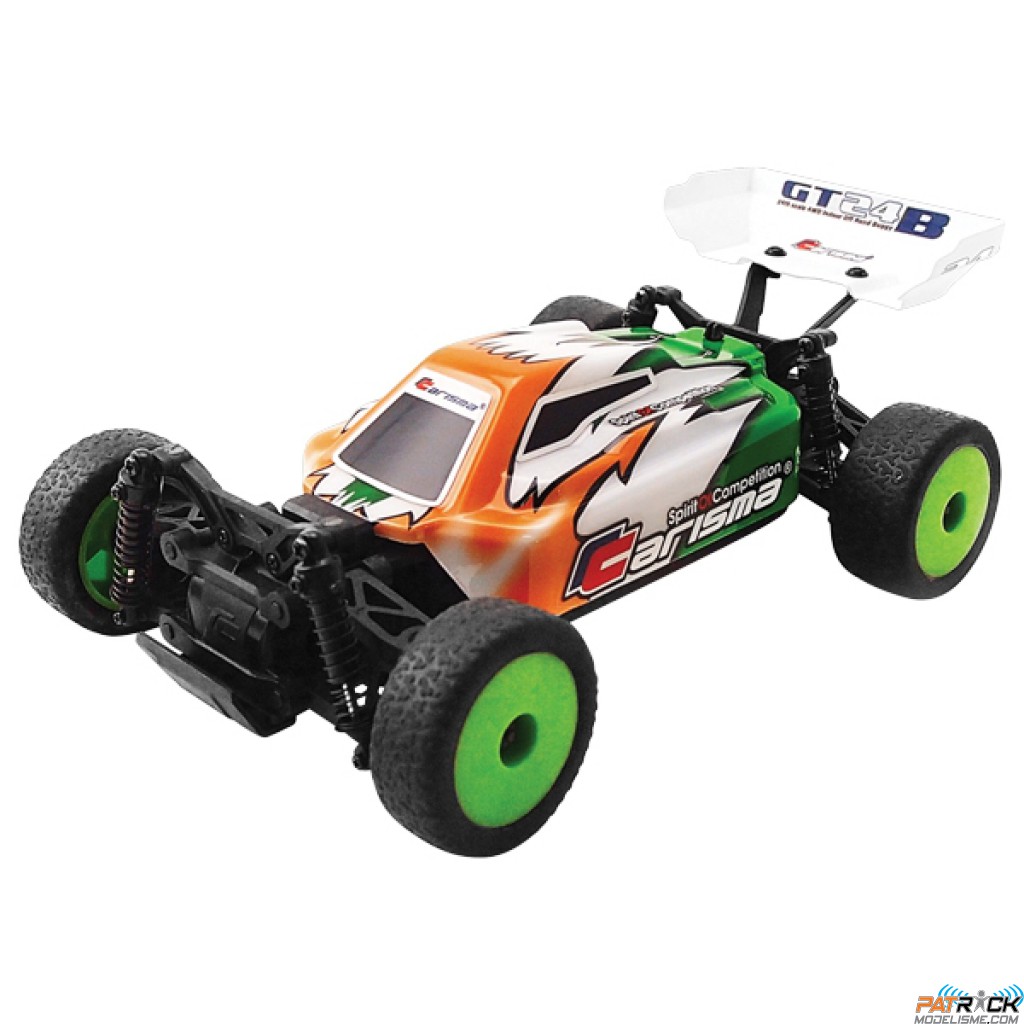 Carisma Micro buggy GT24B 4x4 Brushless Vert 1/24e Prête à rouler
