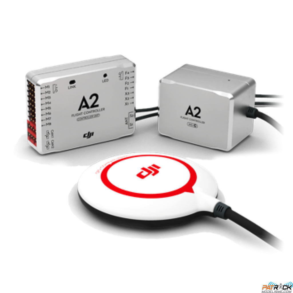 DJI A2 Centrale de vol Bluetooth + GPS PRO PLUS, Rx (Fasst Sbus)