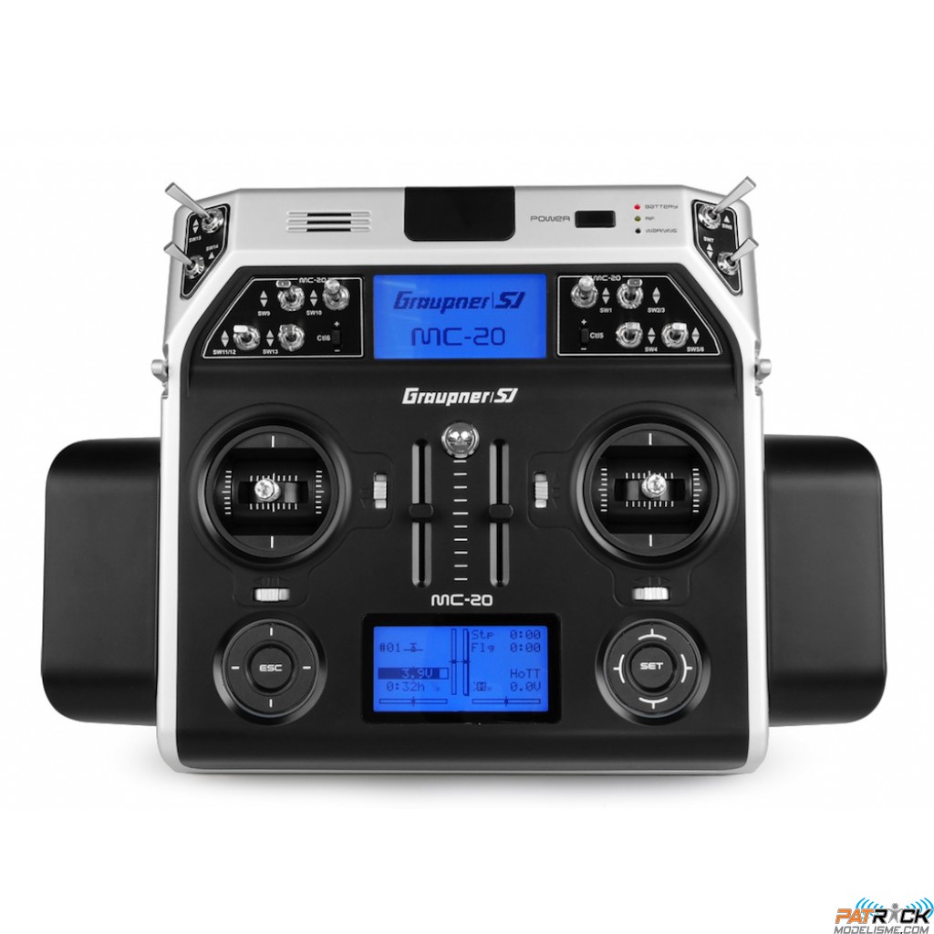 Graupner MC20 HoTT 2.4GHz 12 Voies.