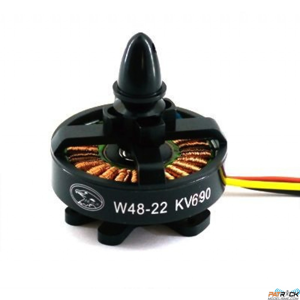 Moteur brushless Hengli W48-22 690KV Type disque pour multi-rotor