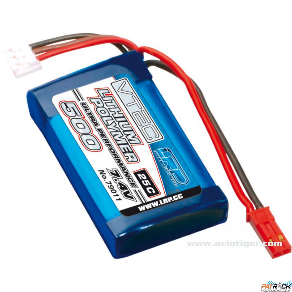 Batterie LiPo Lrp Vtec 2S 7,4V 500mAh - 2S-7.4V - LiPo - Accus ...