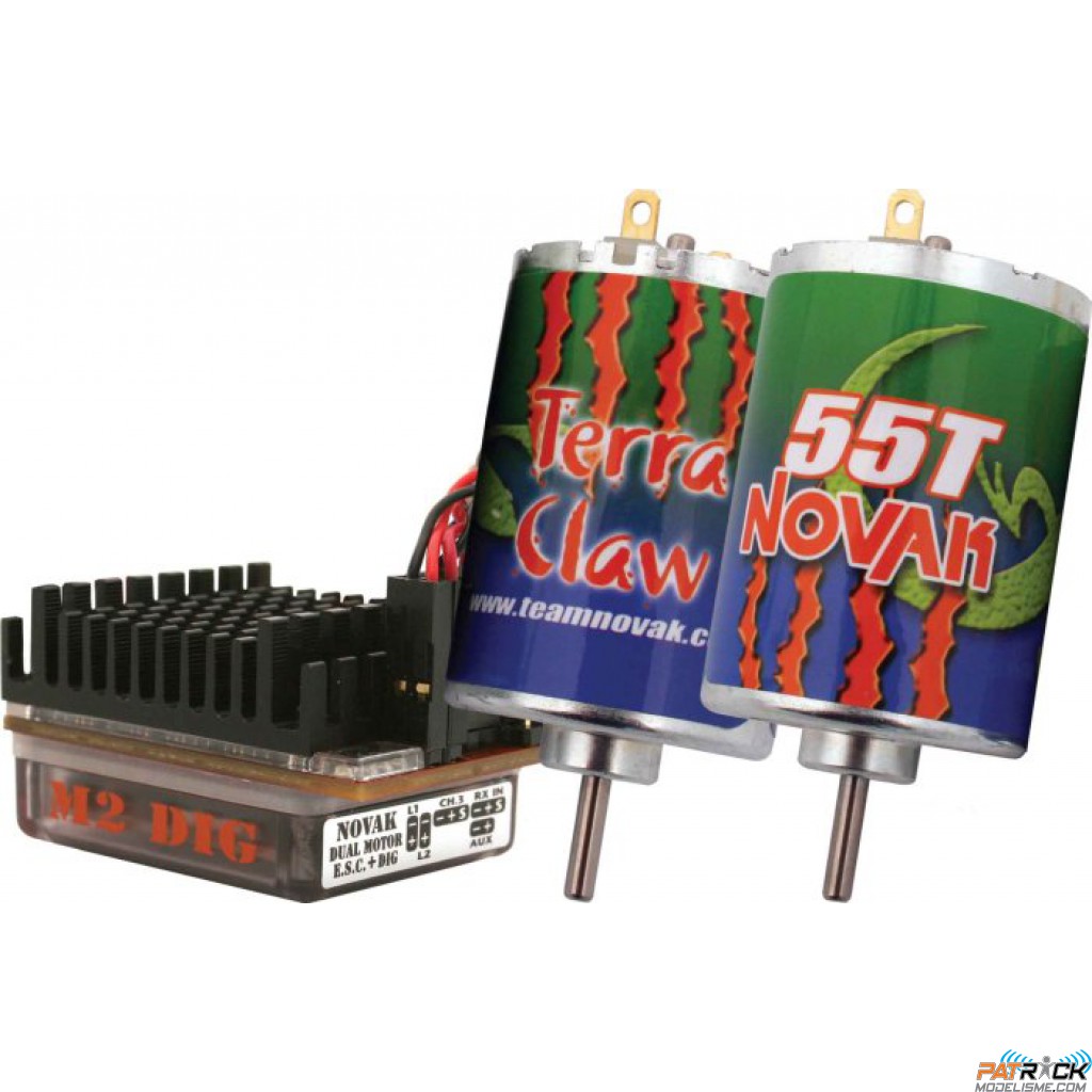 Combo Novak Brushed dual Terra claw + ESC M2 DIG