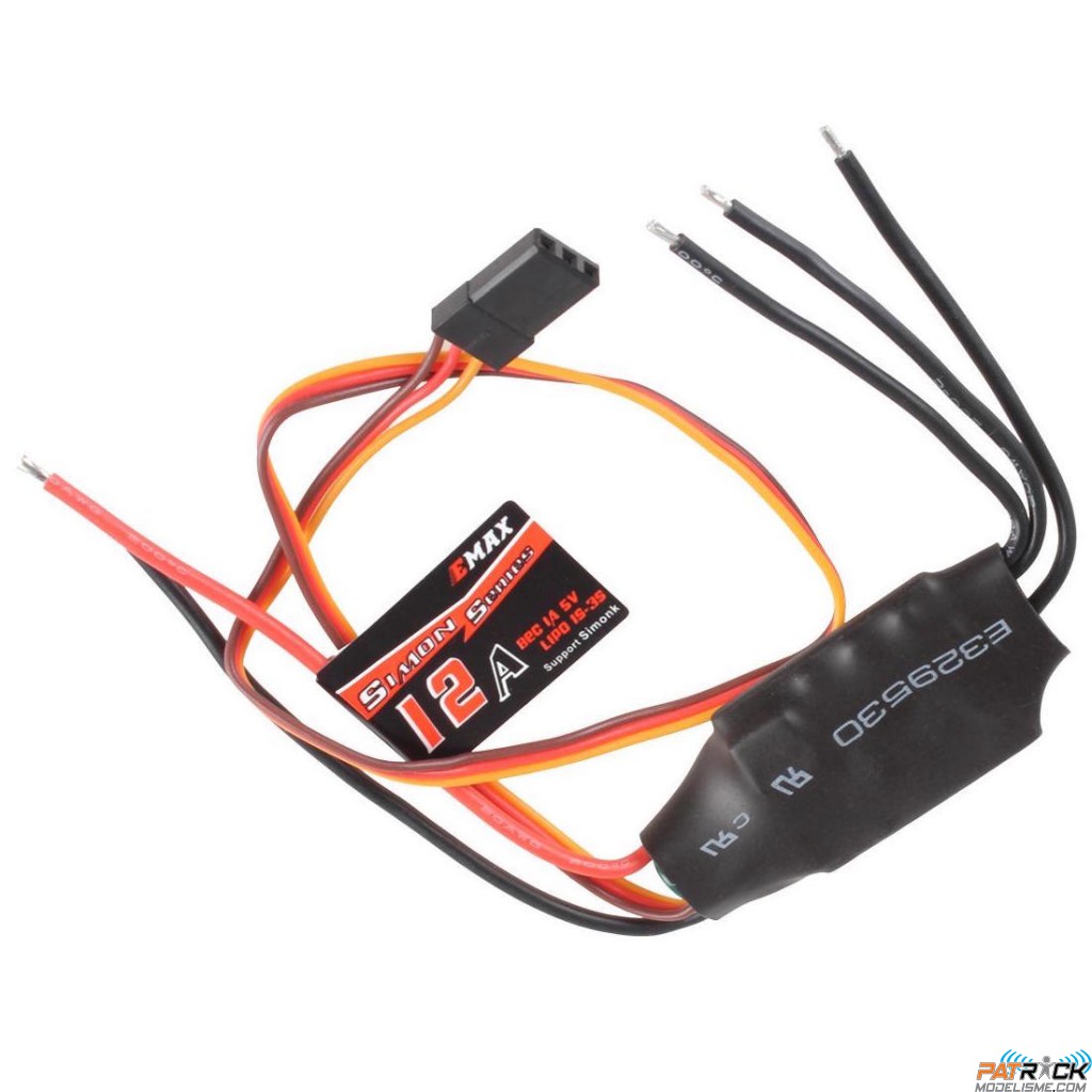 ESC EMAX Simon Series 12A Bec 1,5A 1-3S - Controleurs | Variateurs Drones (ESC) - Accessoires ...