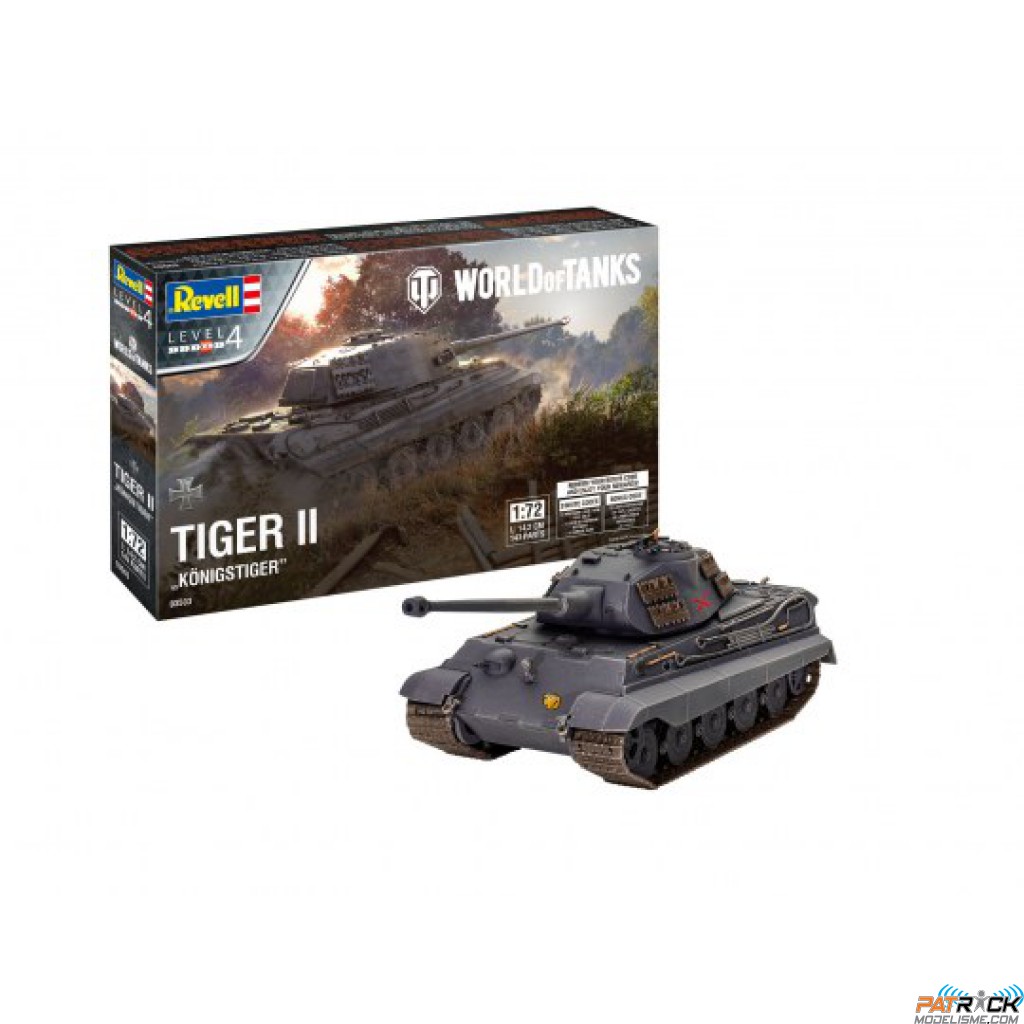 1/72e Revell Tiger II Ausf. B "Königstiger" "World of Tanks" - Revell ...