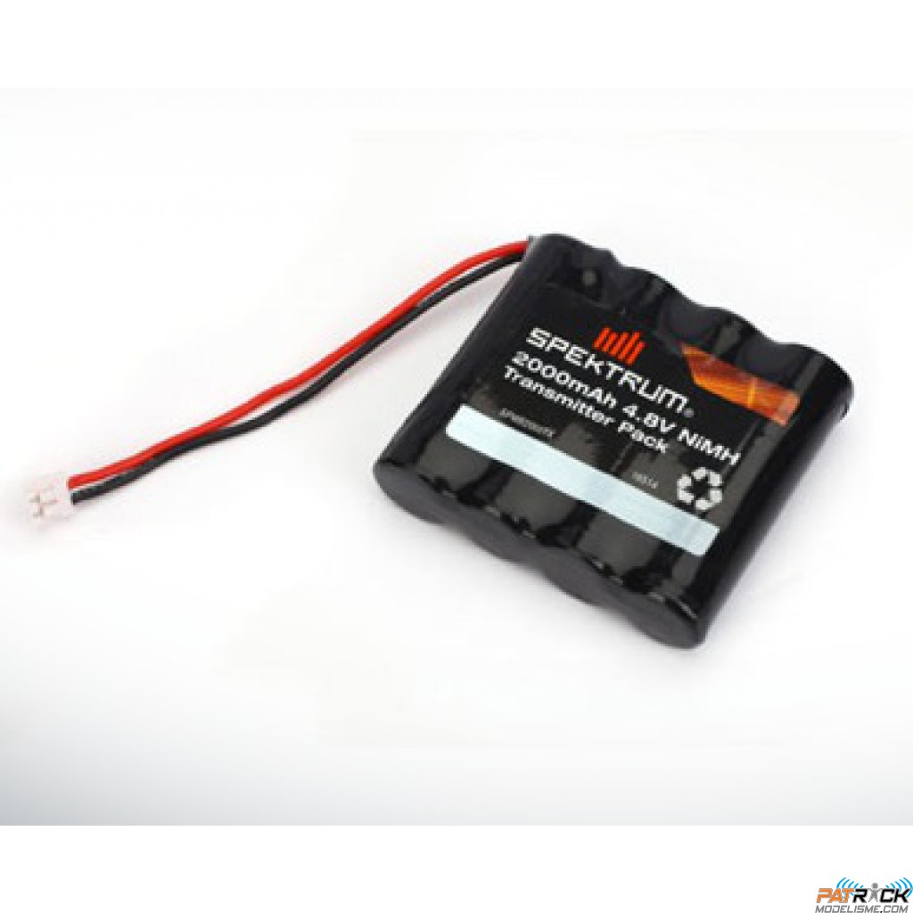 Pack Batterie NIMH TX 2000mAh 4.8V DX7s, DX8 [SPMB2000NMTX]