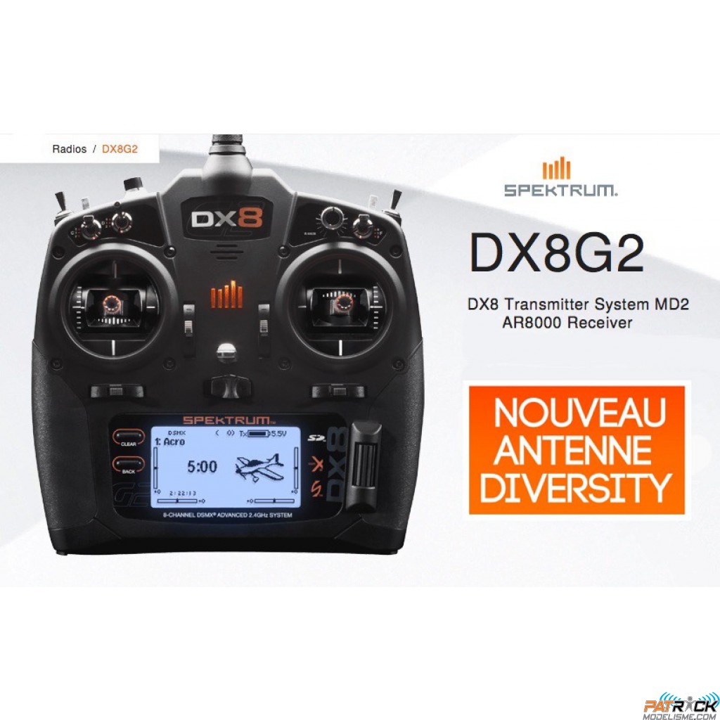 Spektrum DX8 G2 avec AR8000