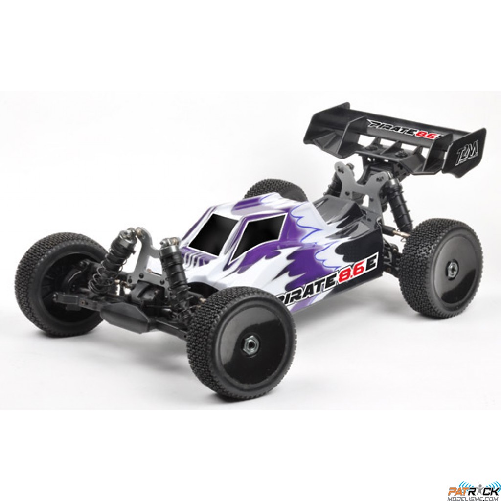 T2m Pirate 8.6 E Brushless 4x4 (sans accus - chargeur) 1/8e