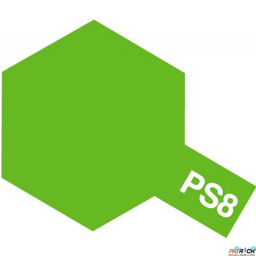 Bombe Lexan Tamiya PS-8 vert clair