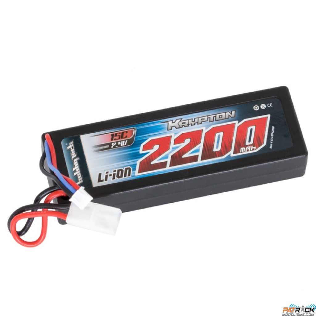 Batterie Krypton Li-Ion 7.4V 2200mA 15C Hardcase Tamiya