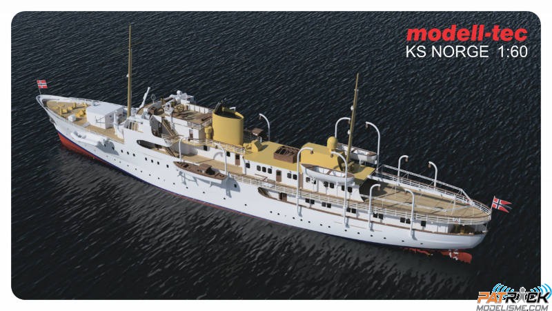 1/60e Modell-tec Kongeskipet KS NORGE 1,33m Kit RC - Maquettes à ...