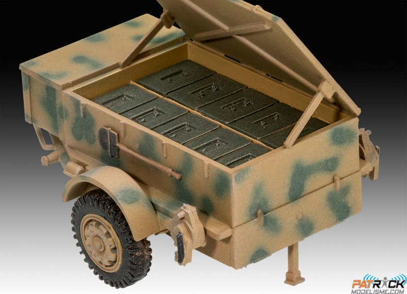 1/72e Revell Tracteur lourd sWS Flak 43 et remorque Sd.ah 58