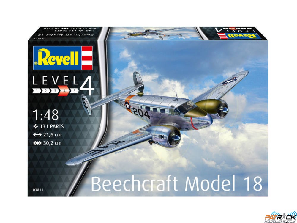 1/48e Revell Beechcraft Model 18