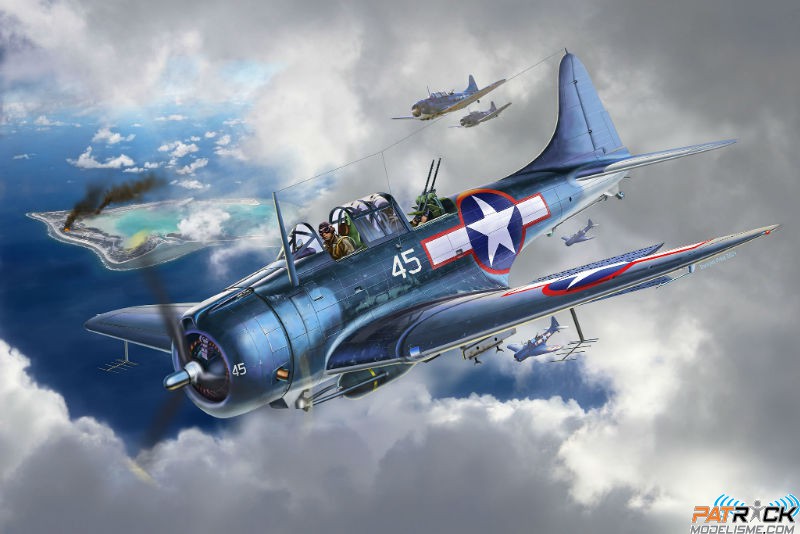 1/48e Revell SBD-5 Dauntless Navyfighter