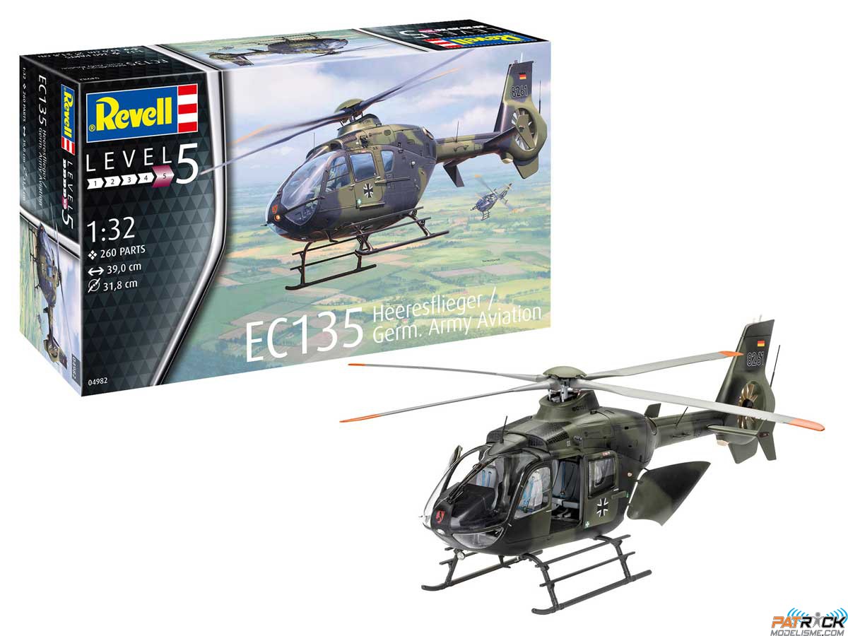 1/32e Revell EC135 Heeresflieger Armée Allemande