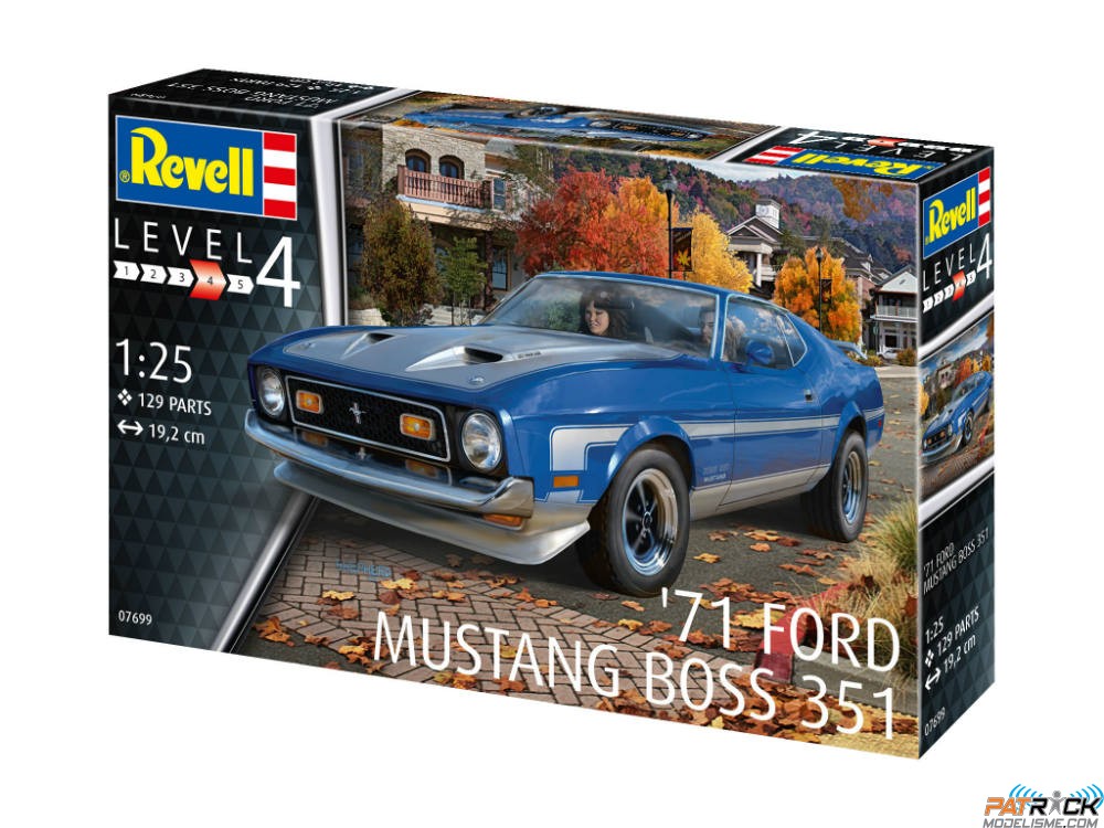 1/25e Revell Ford Mustang Boss 351 (1971) - 1/20e à 1/29e - Les ...