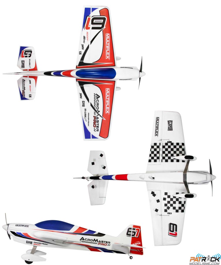 Planche de décoration Multiplex AcroMaster Pro bleu-rouge