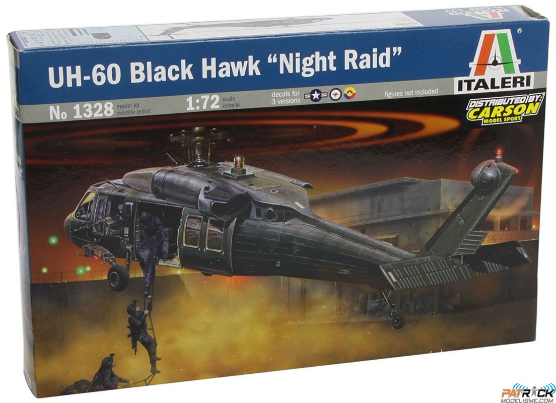 1/72e Italeri UH-60 Black Hawk "Night Raid" - Hélicoptères Militaires ...