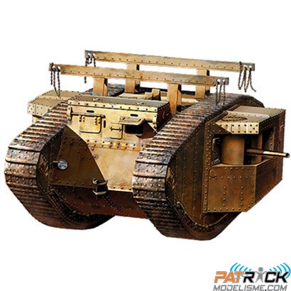 1/72e Master box MK I Male British tank, bande de Gaza