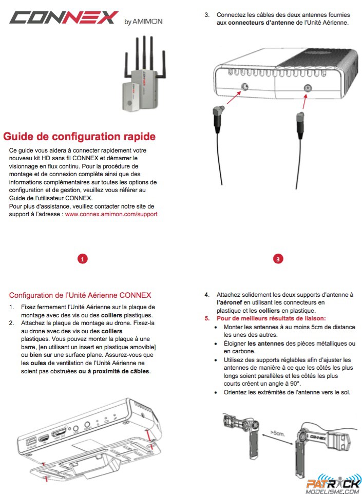 Kit de transmission HD Amimon Connex