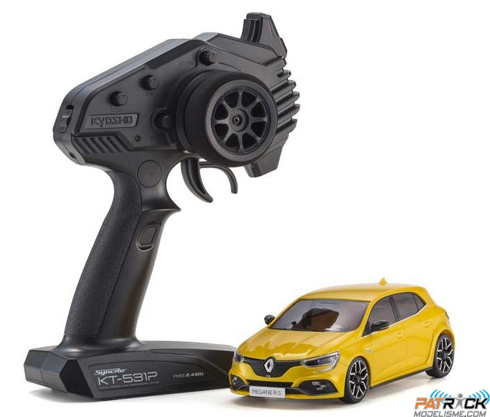 Kyosho Mini-Z FWD Renault Megane RS Sirius Jaune