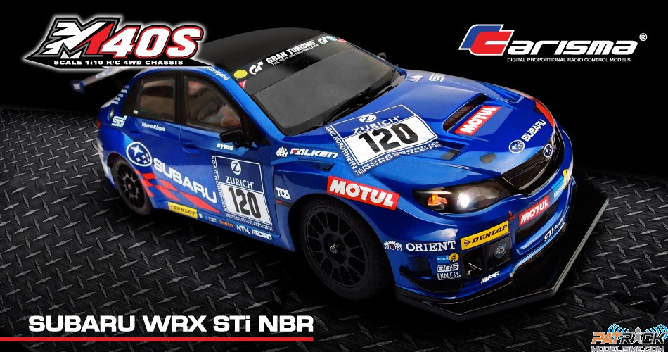 Carisma M40S Subaru WRX STI NBR RTR 1/10