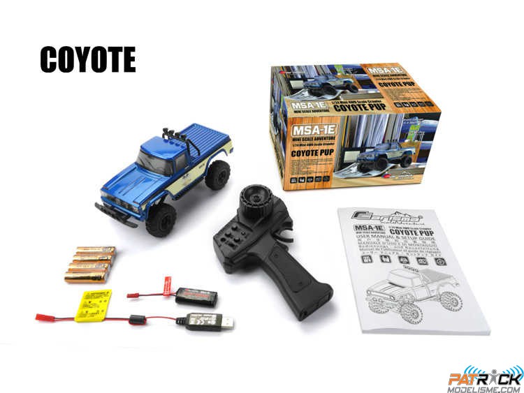 Carisma MSA-1E Coyote 4x4 Crawler 1/24ème RTR