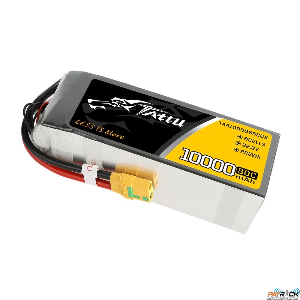Accu LiPo Tattu 10000mAh 6S 22.2V 30C XT90 - Accessoires électroniques