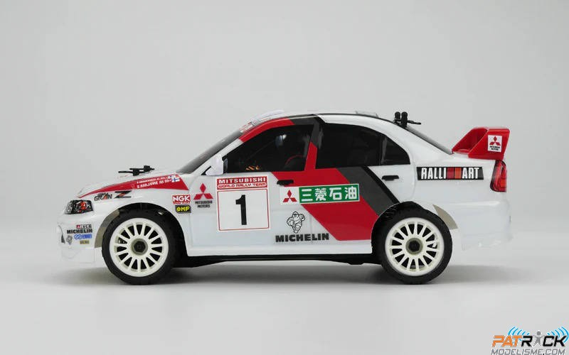 Carisma GT24 MITSUBISHI LANCER EVO 4 WRC 4x4 brushless 1/24e Prête à ...