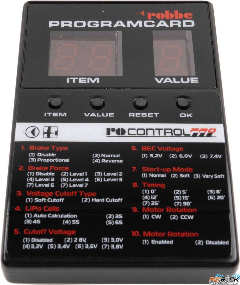 Carte de programmation Robbe Ro-Control PRO V2