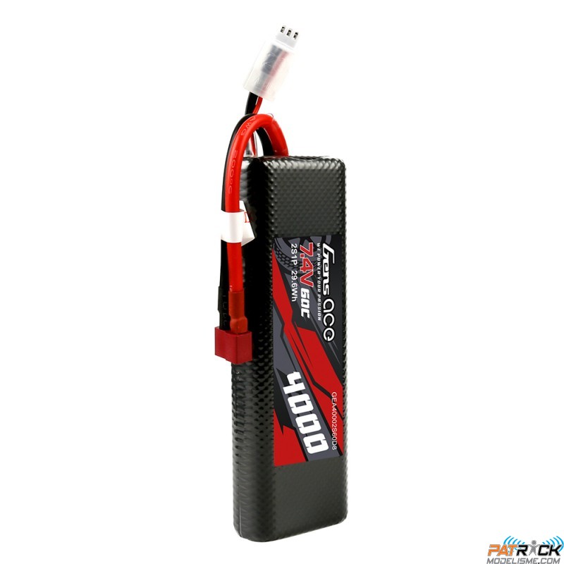 Accu LiPo Gens Ace 4000mAh 2S 60C DEAN