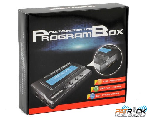 HobbyWing MULTIFUNCTION LCD PROGRAM BOX 3 en 1