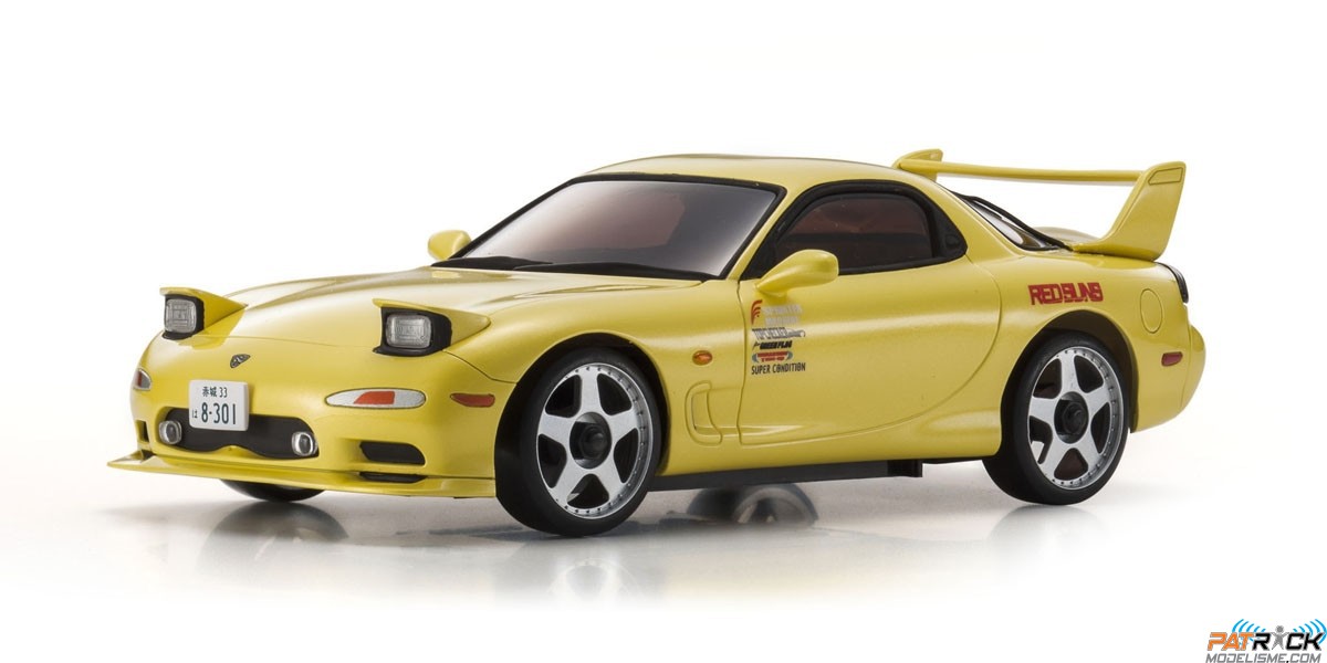 Kyosho Carrosserie Mini-Z MAZDA RX7 FD3S Initial-D jaune MA020