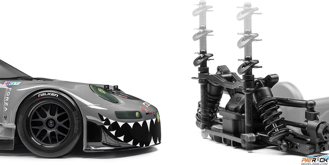 HPI RS4 SPORT 3 FLUX PORSCHE FALKEN 911 RTR 1/10e