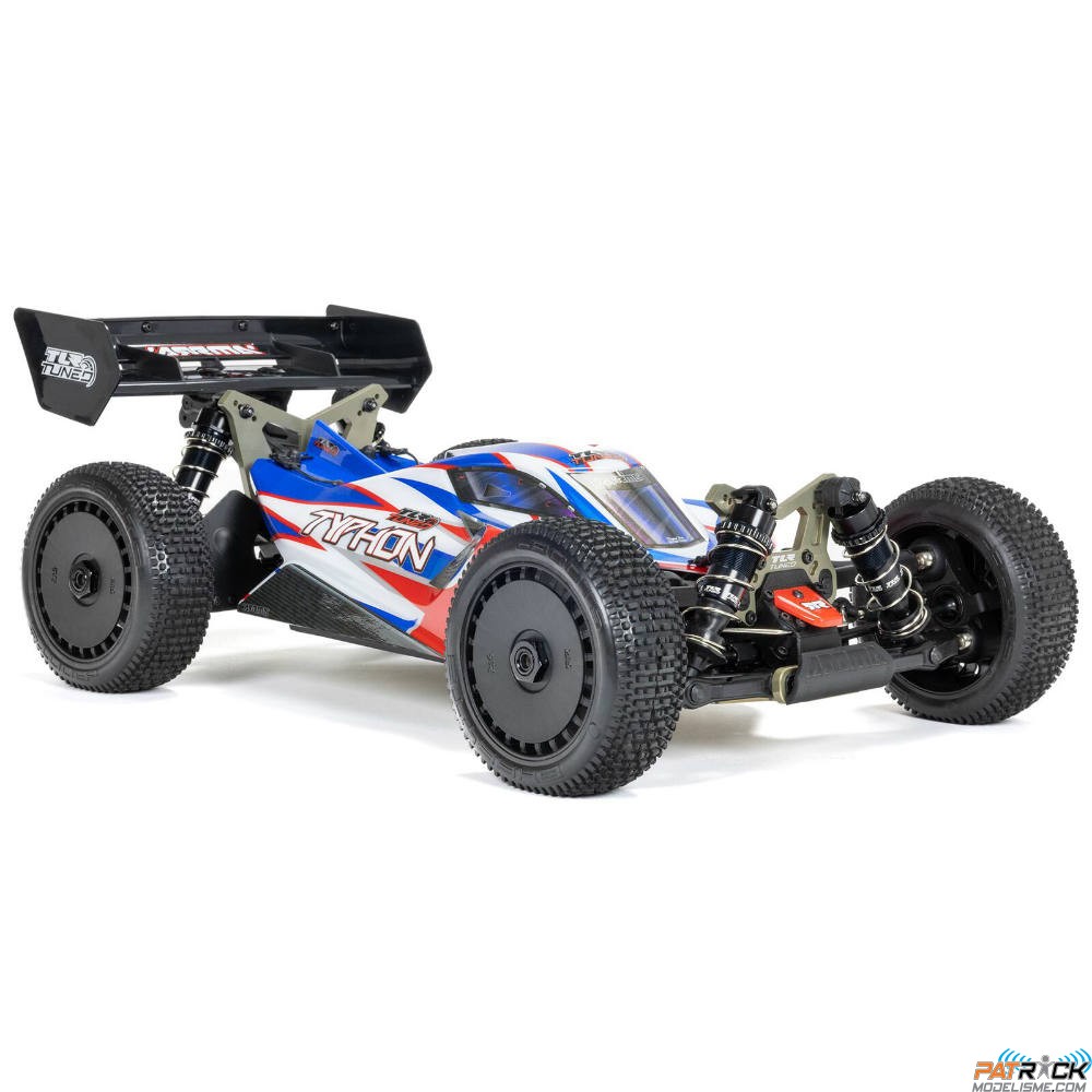 Arrma Buggy TYPHON 6S TLR Tuned 4WD BLX RTR 1/8e Bleu/rouge SUR-COMMANDE