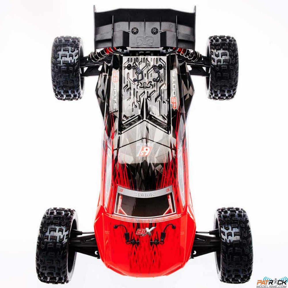 Arrma Talion 6S BLX Truggy 4WD Rouge Noir 1/8