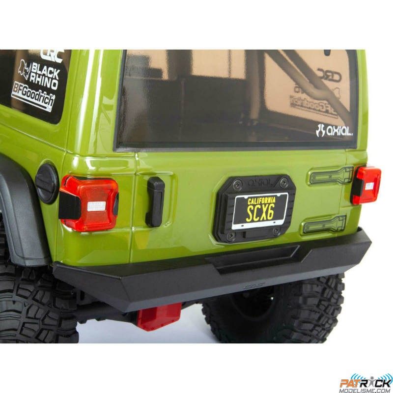 Axial 1/6 SCX6 Jeep JLU Wrangler vert 4WD Rock Crawler - Prêt à rouler SUR-COMMANDE