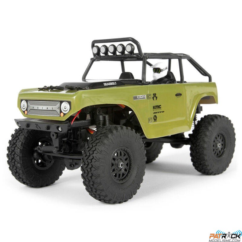 Axial SCX24 Deadbolt vert 4WD 1/24e Prête à rouler