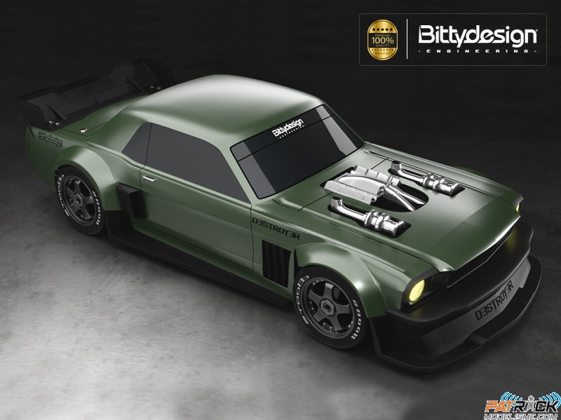 Carrosserie à peindre Bitty Design DESTROYER ARRMA – 1/7ème ...