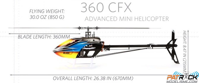 Blade 360 CFX BNF-Basic