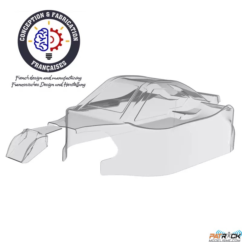 Carrosserie à peindre Lexan® 1mm Hobbytech 1/8ème