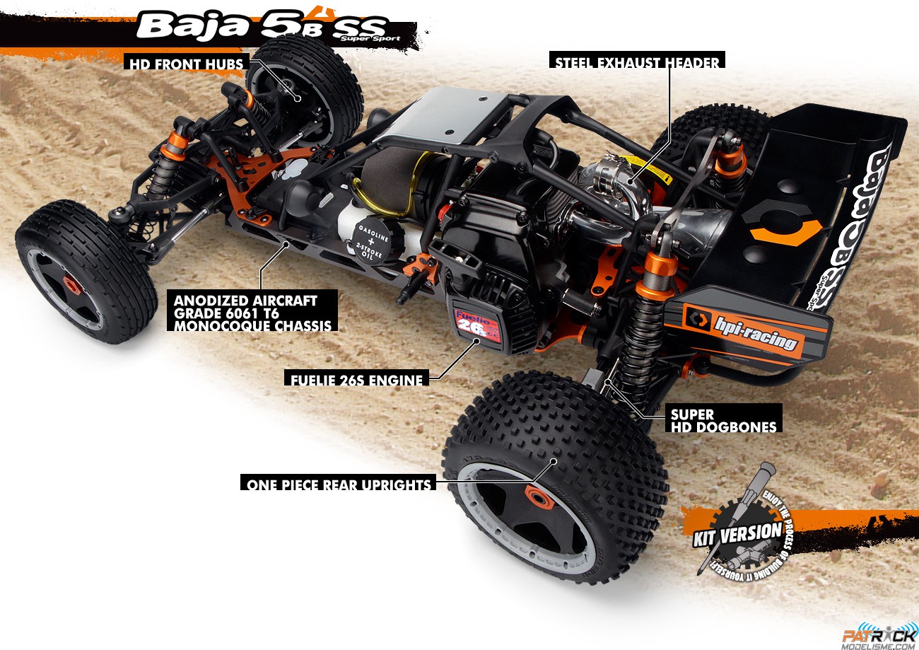 HPI BAJA 5B SS KIT 1/5e 2.4ghz