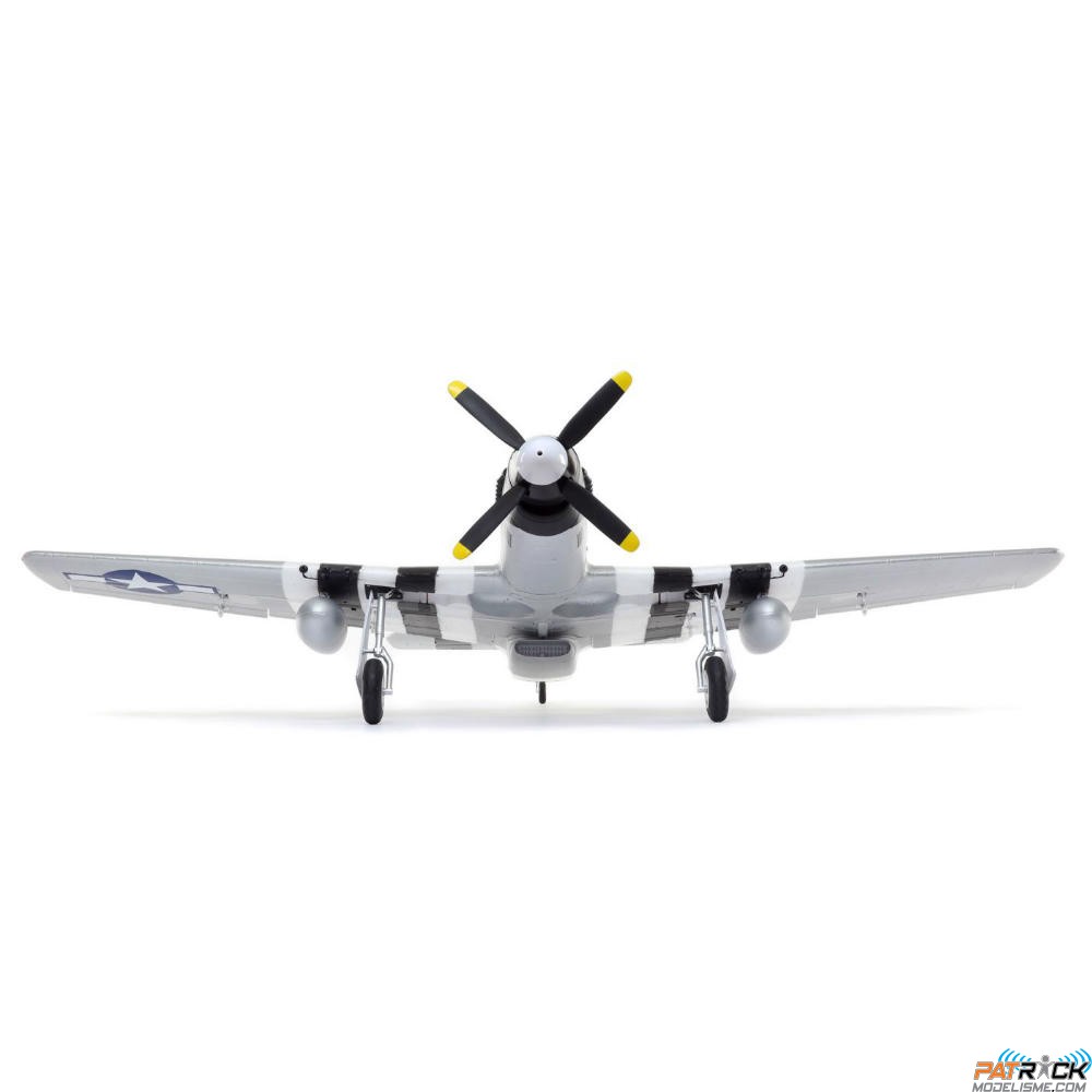 E-Flite P-51D Mustang 1200mm BNF-Basic AS3X avec SAFE Select