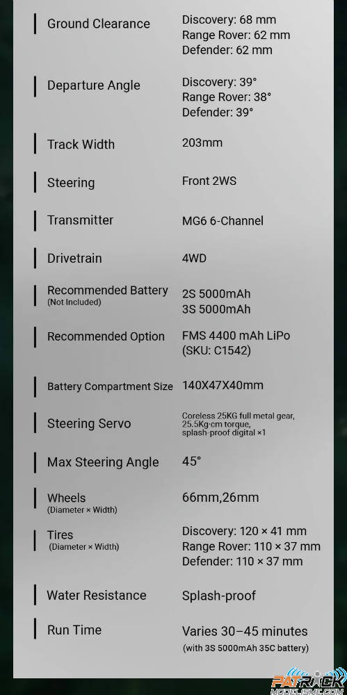 FMS 1/10 Land Rover Discovery 1st-Gen FCX10 Scaler ARTR kit (RS) Camel ...