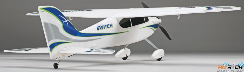 Flyzone Mini Switch 2 en 1 ARF (Sans Radio)