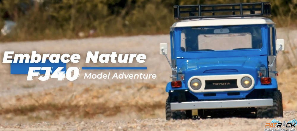 FMS 1/10 Toyota Land cruiser FJ40 scaler ARTR Jaune SUR-COMMANDE