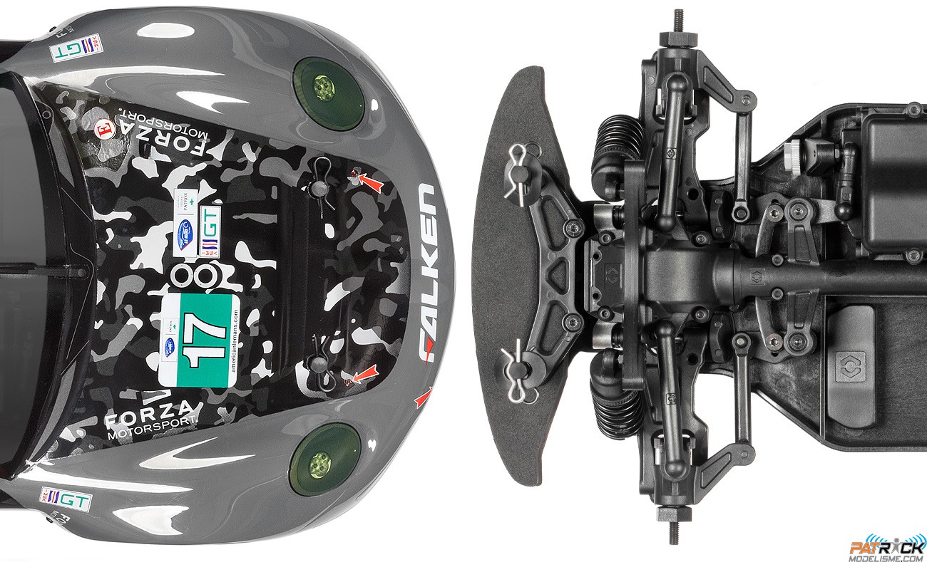 HPI RS4 SPORT 3 FLUX PORSCHE FALKEN 911 RTR 1/10e