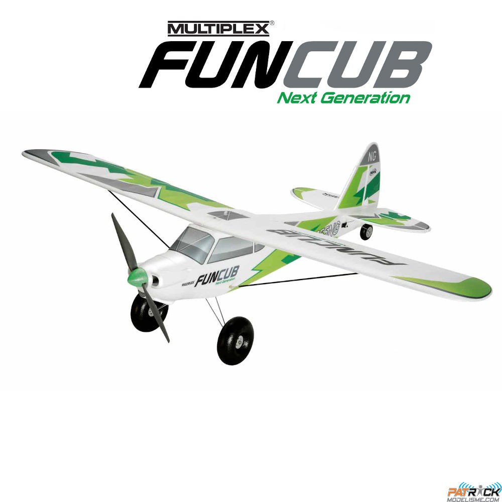 Multiplex FunCub RR NG 1401mm Vert - Types d'avions - Avion